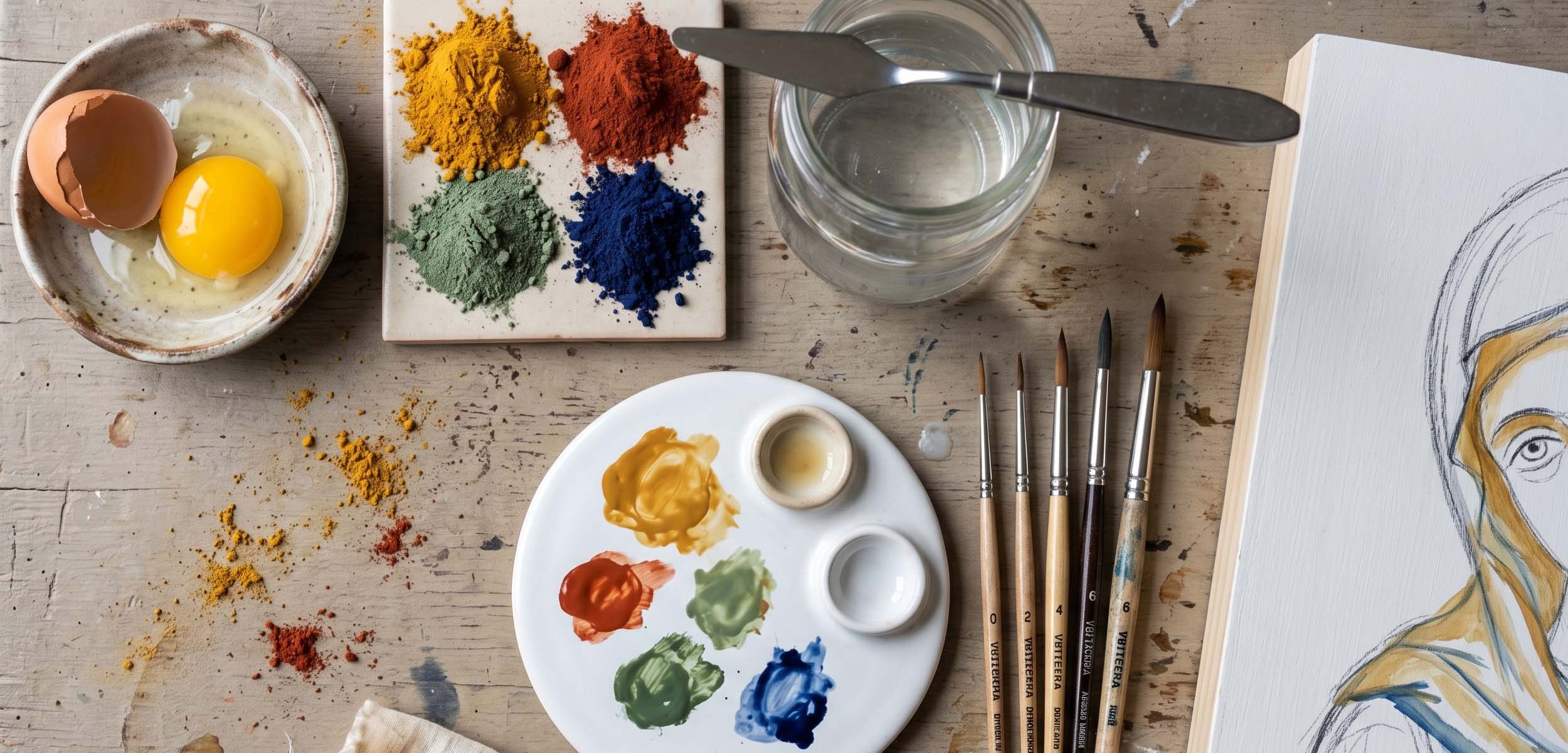 Egg Tempera Painting: How Solvents and Water Affect Your Work ...